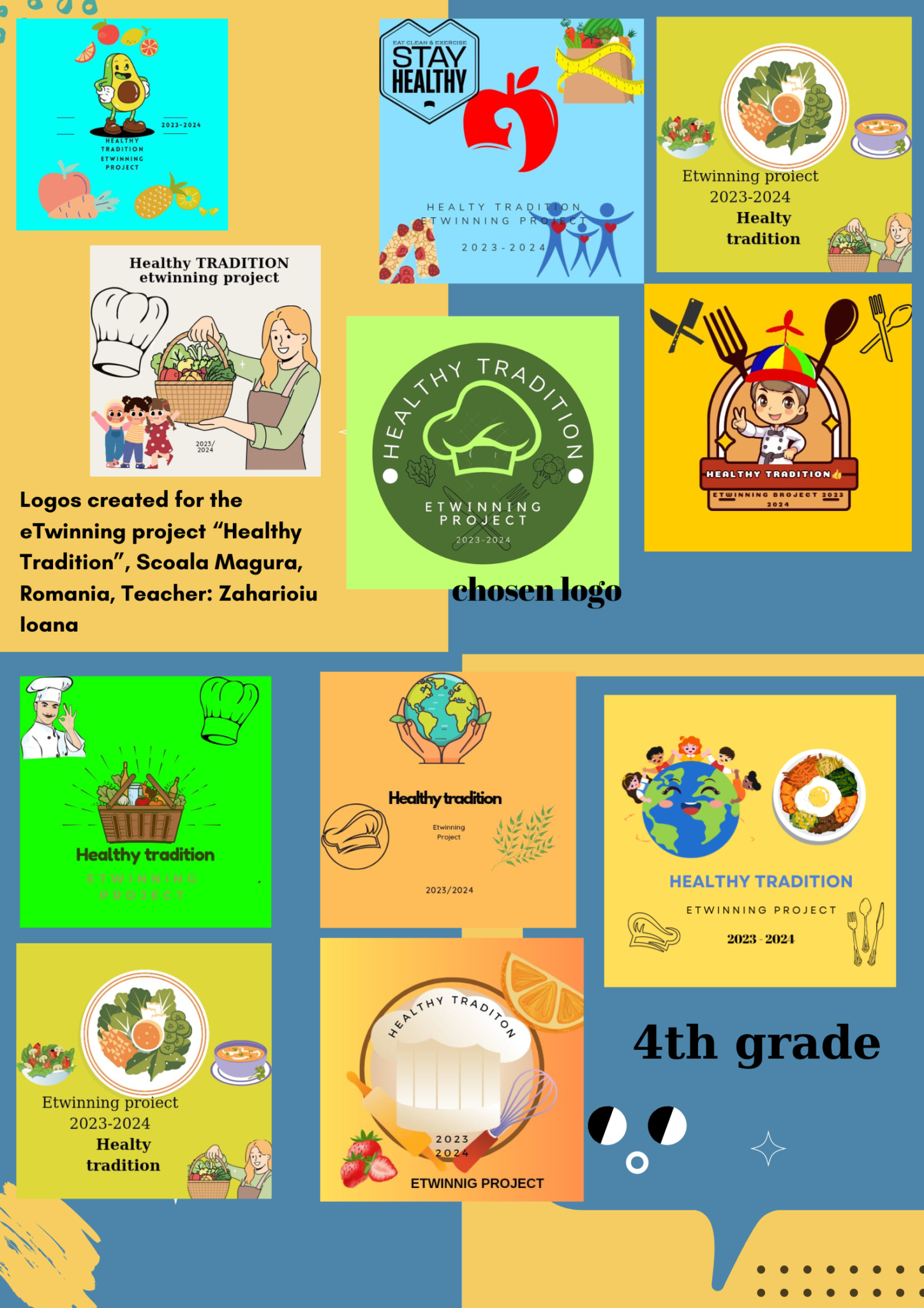 Proiect international eTwinning “Healthy Tradition” – an scolar 2023/ ...